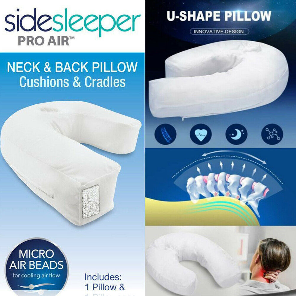Side Sleeper Pro Air U Shaped Support Pillow – Fleek Babies